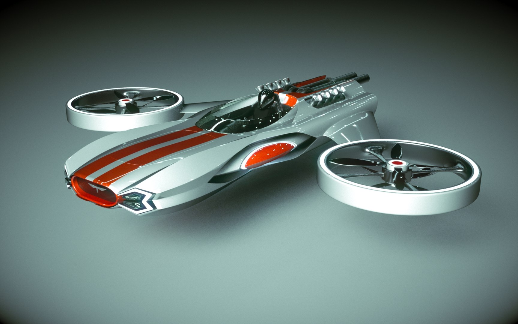 3D 3 In 1 Copter Car Bundle 01 Model - TurboSquid 2389629