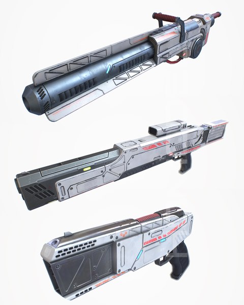 science fiction rifle pulse 3d 3ds