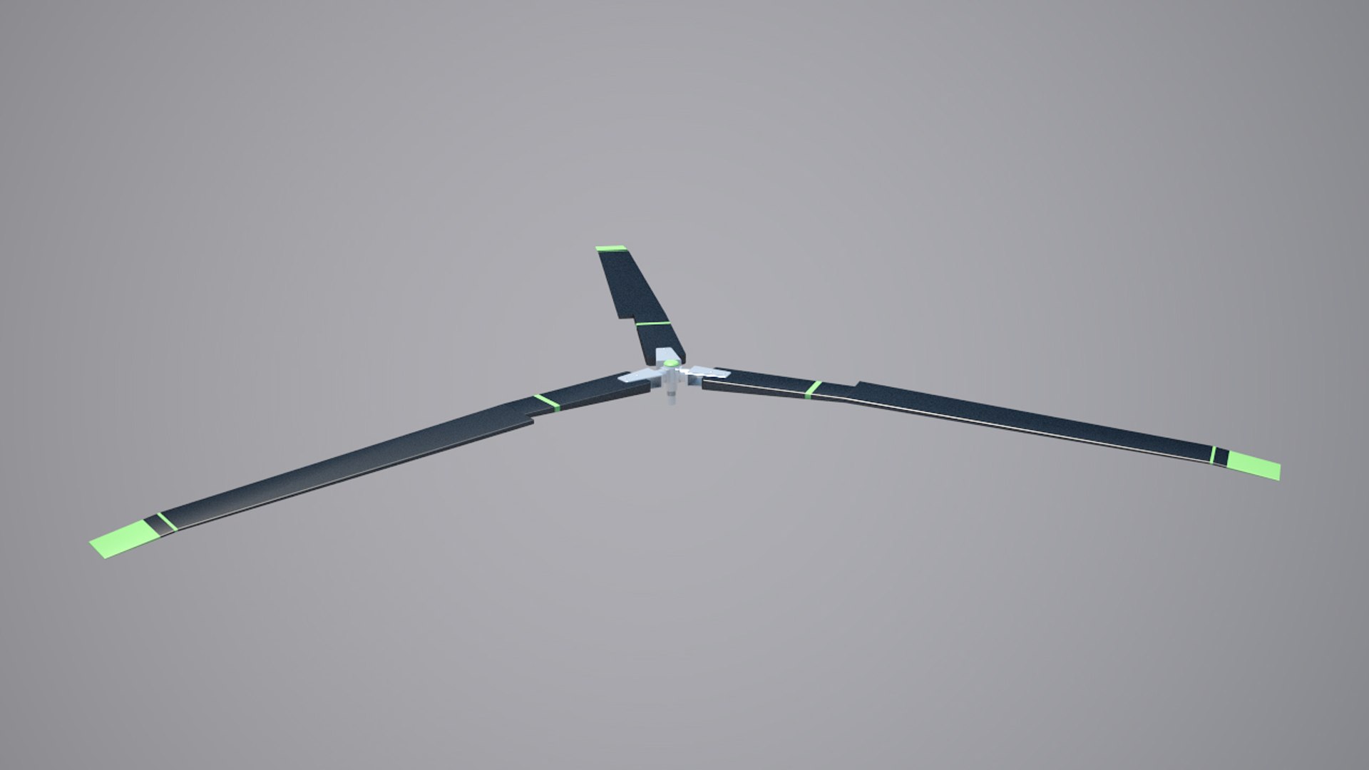 Free Light Helicopter Rotor Animation 3d Model