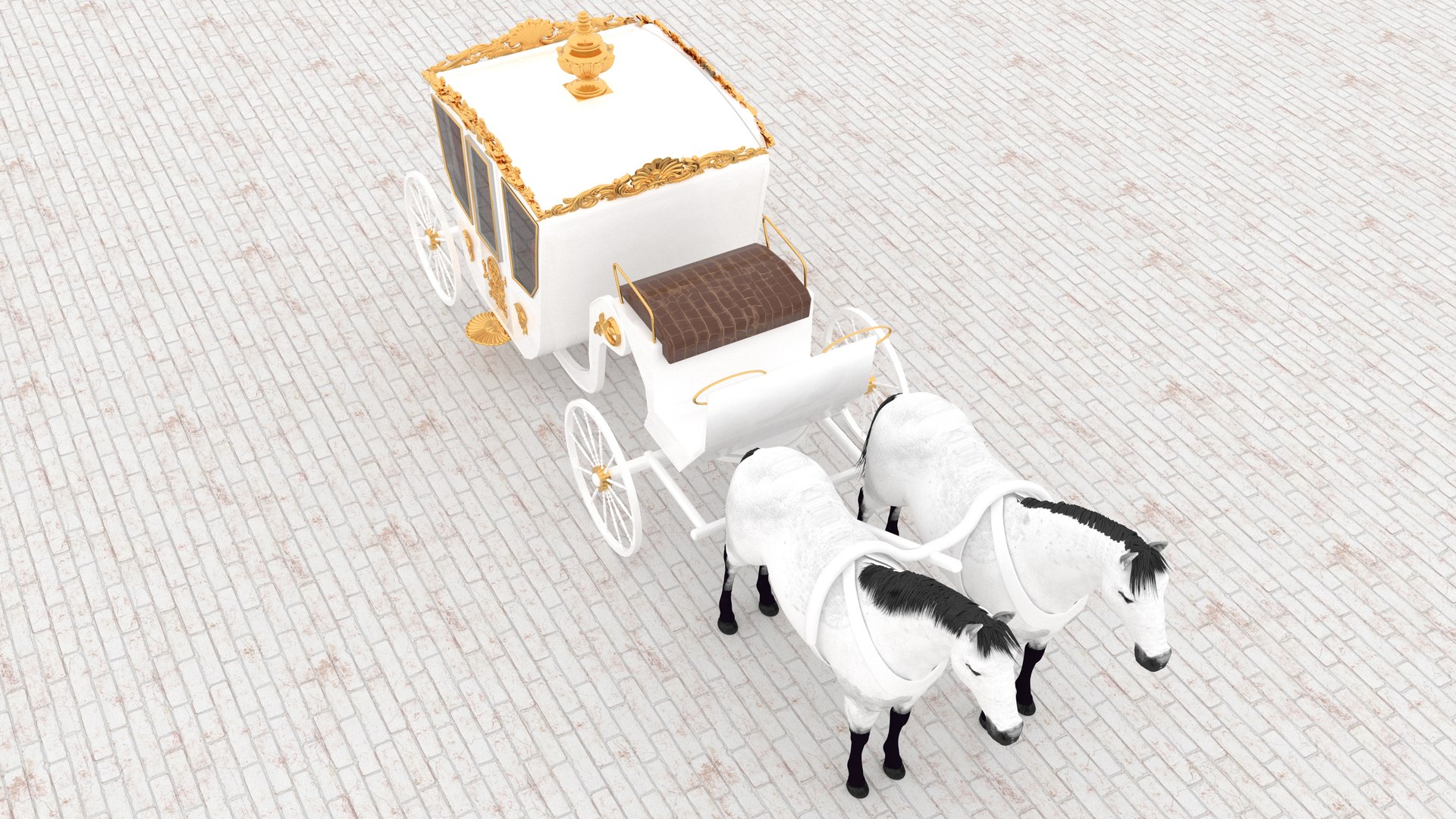 3D Royal Carriage - TurboSquid 1789941