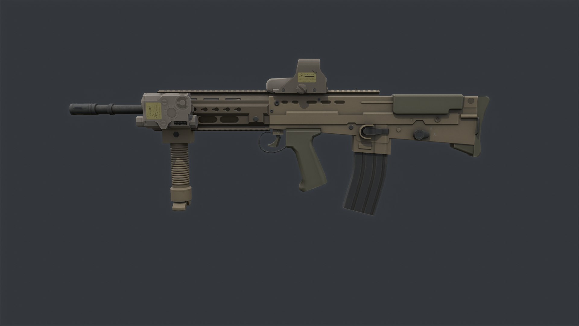 3D L85-A3 Pack Accessories Low-poly Model - TurboSquid 1981009