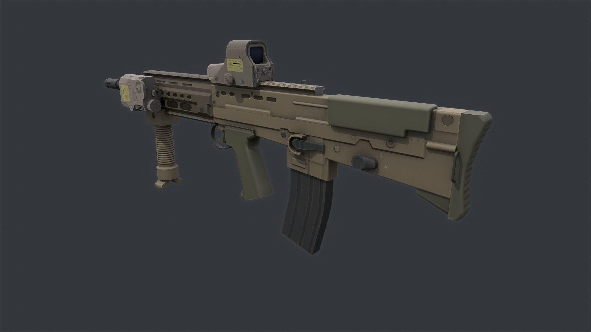 3D L85-A3 Pack Accessories Low-poly Model - TurboSquid 1981009