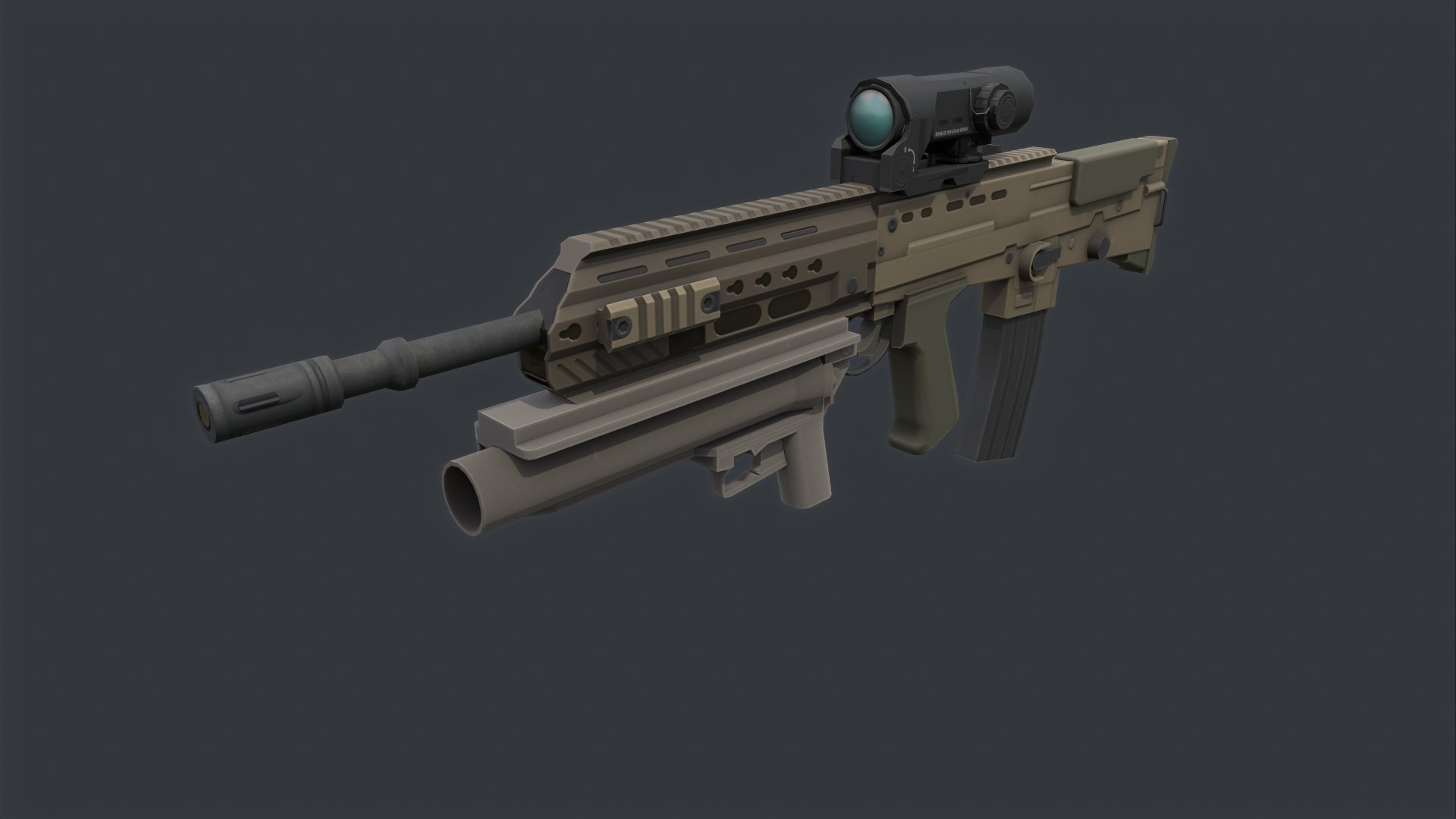 3D L85-A3 Pack Accessories Low-poly Model - TurboSquid 1981009