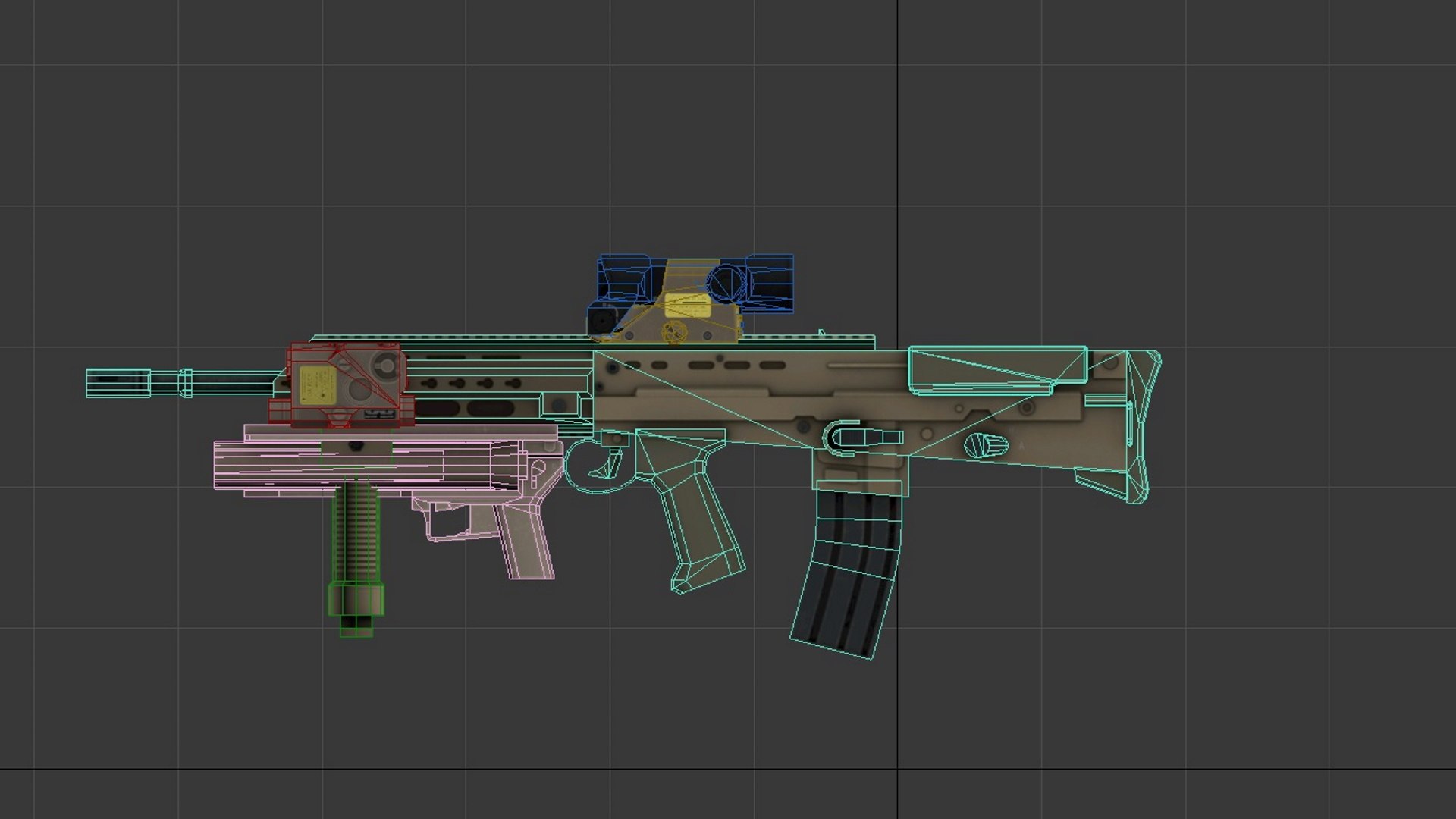 3D L85-A3 Pack Accessories Low-poly Model - TurboSquid 1981009