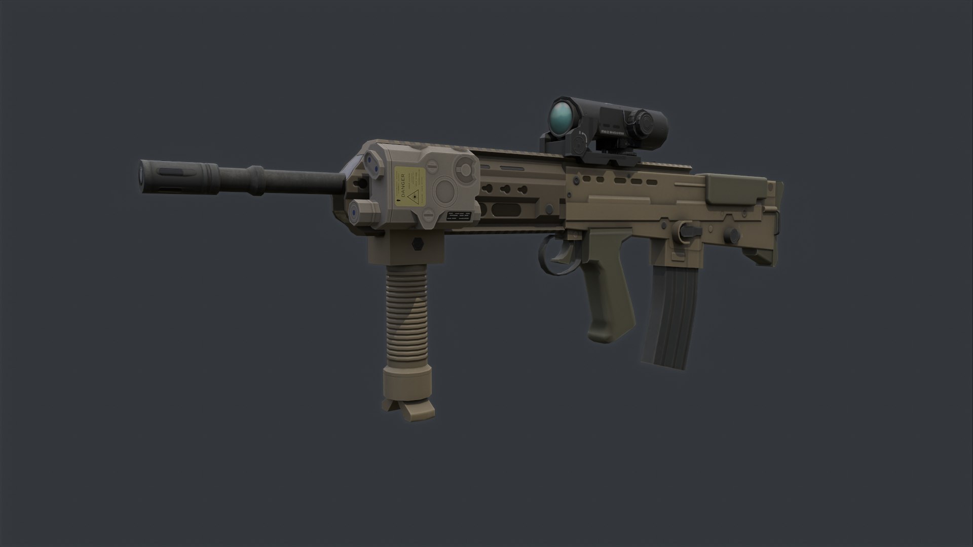 3D L85-A3 Pack Accessories Low-poly Model - TurboSquid 1981009