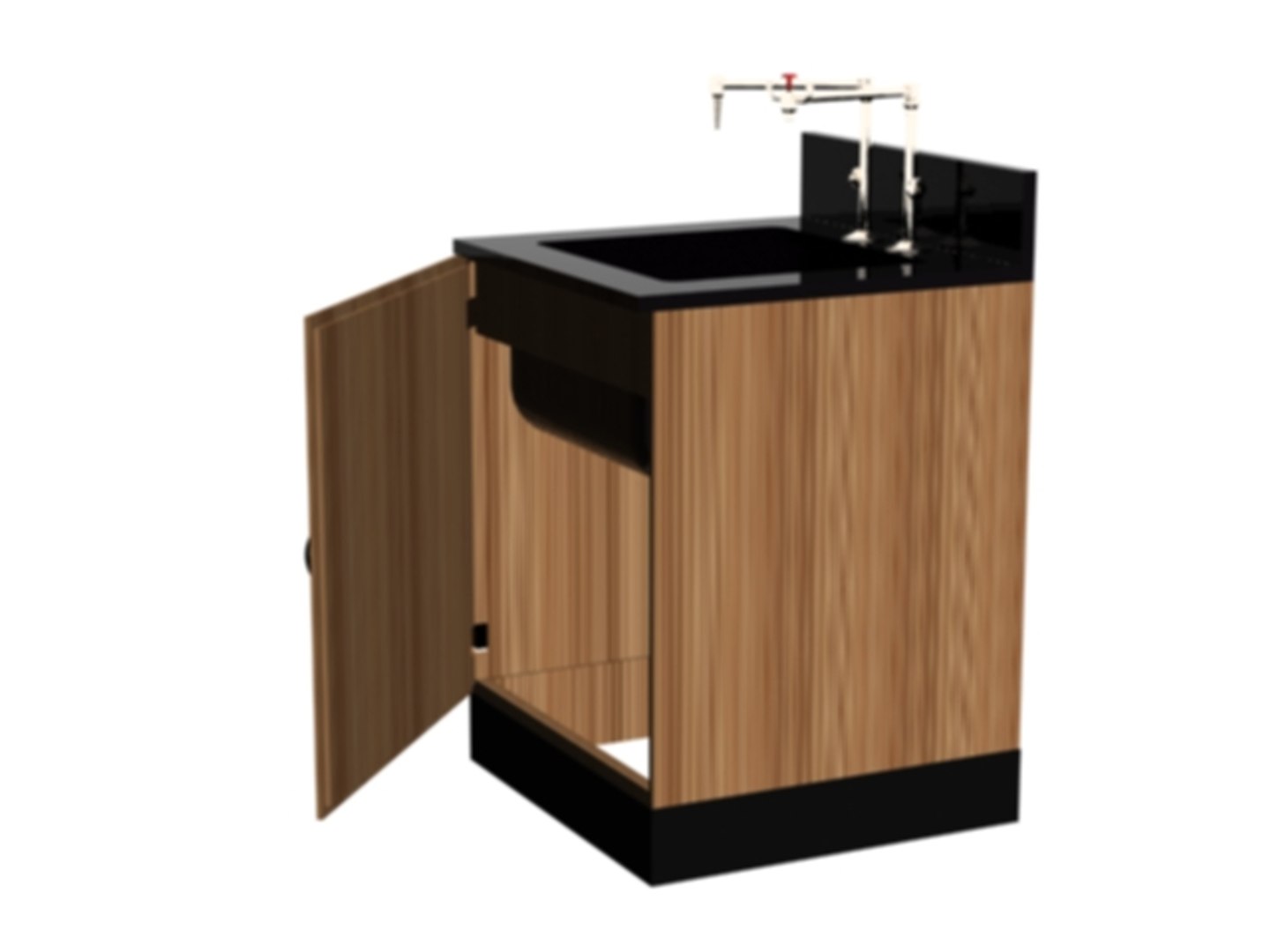 3d scientific science bench props model