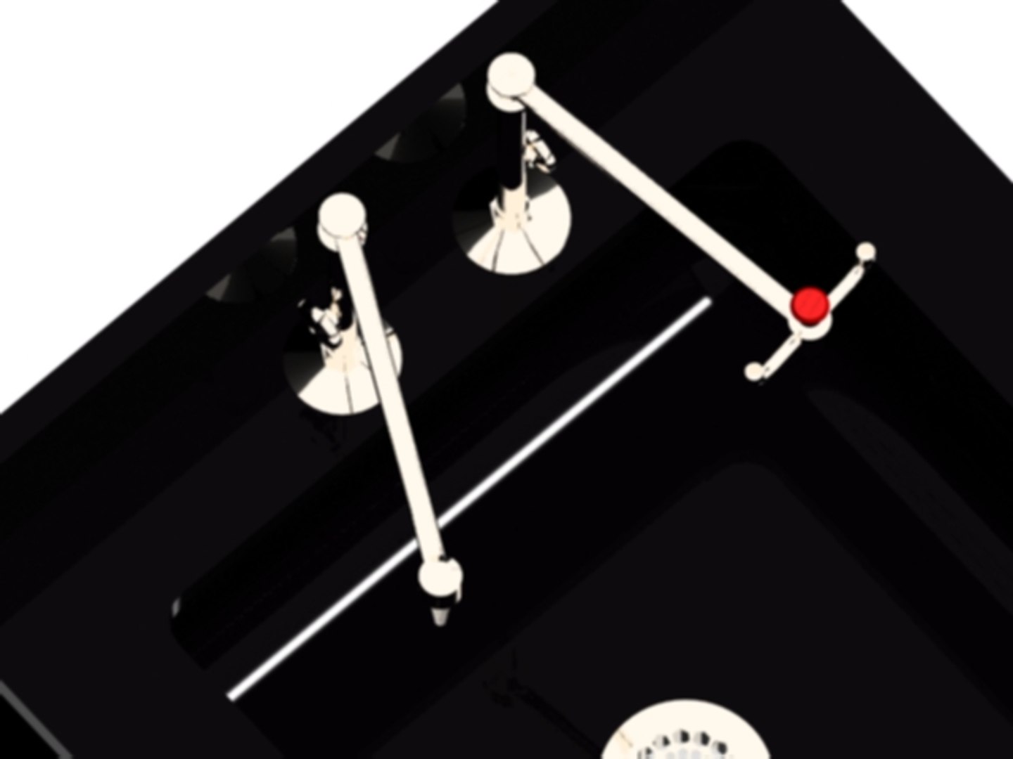 3d scientific science bench props model