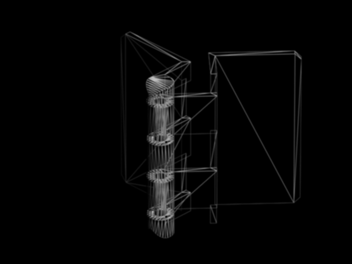 3d scientific science bench props model