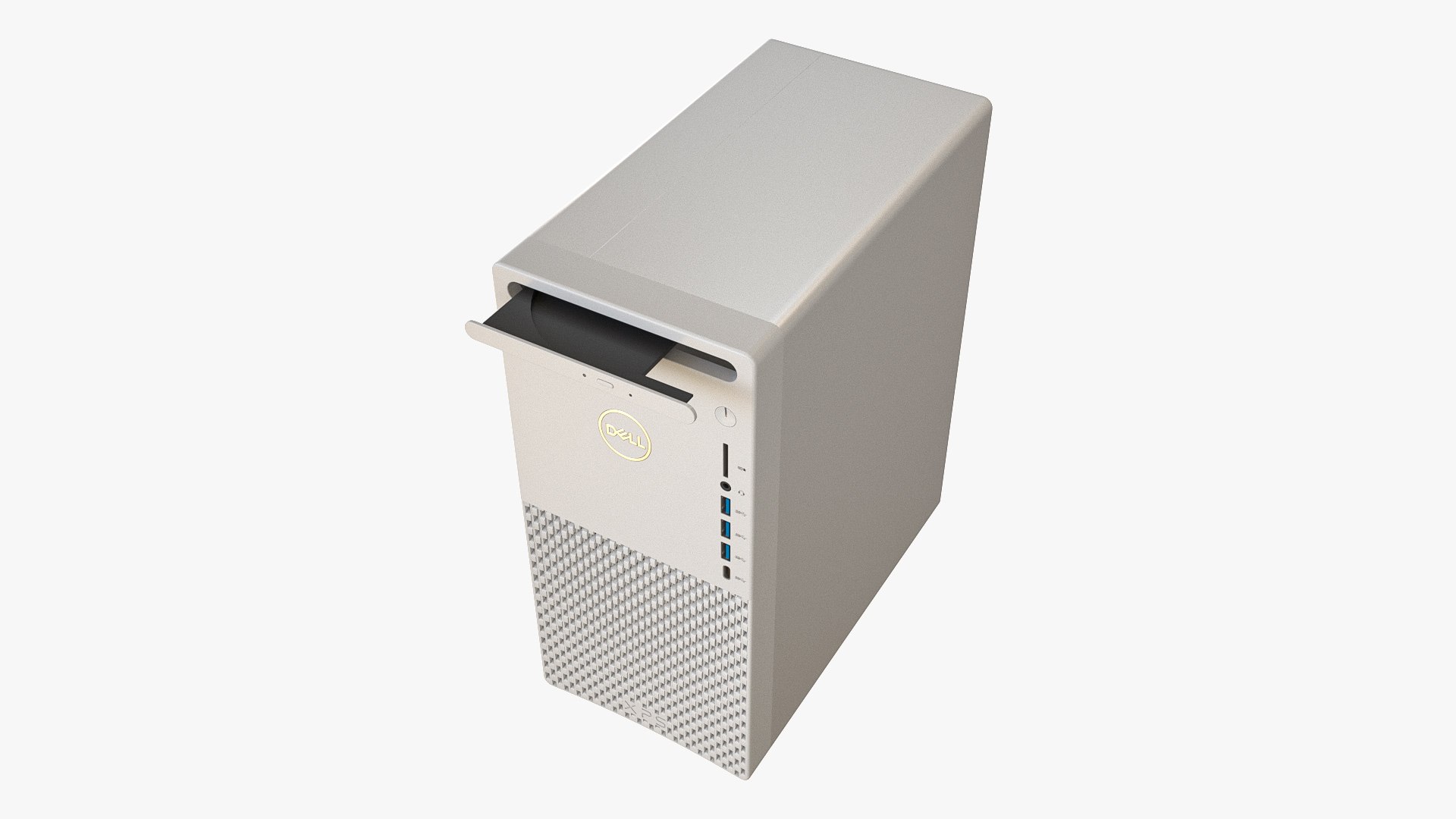 Dell XPS 8940 Desktop With Optical Drive White 3D - TurboSquid 2071115