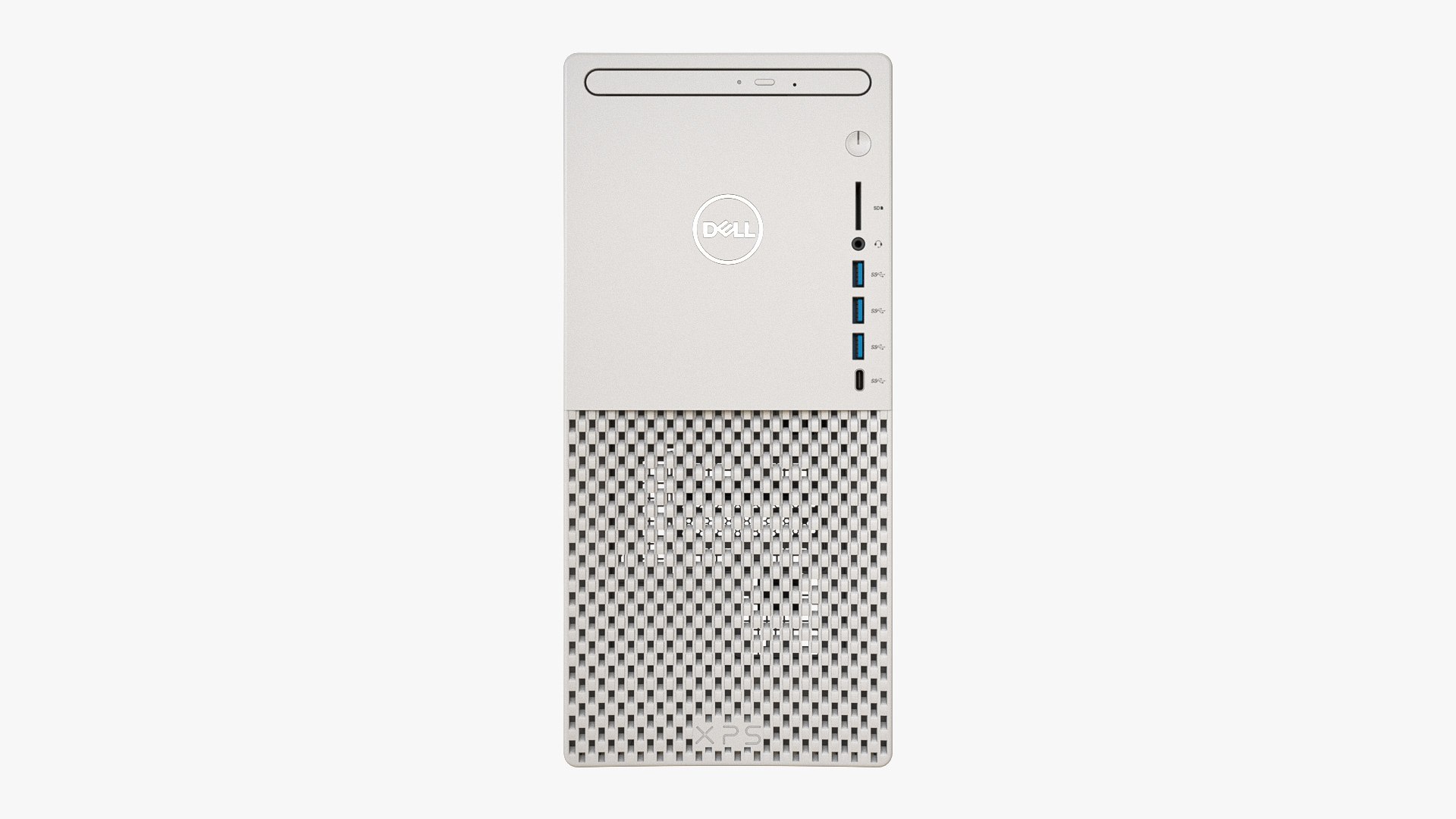 Dell XPS 8940 Desktop With Optical Drive White 3D - TurboSquid 2071115