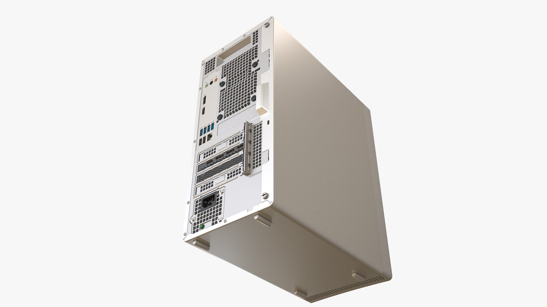 Dell XPS 8940 Desktop With Optical Drive White 3D - TurboSquid 2071115