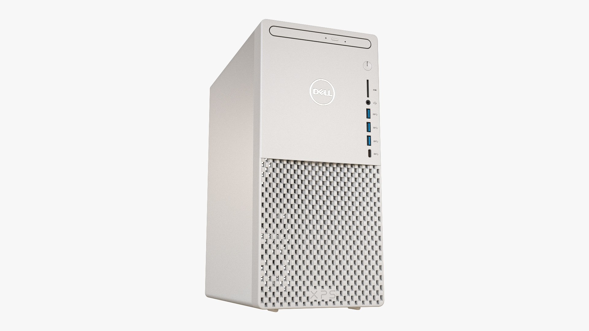 Dell XPS 8940 Desktop With Optical Drive White 3D - TurboSquid 2071115