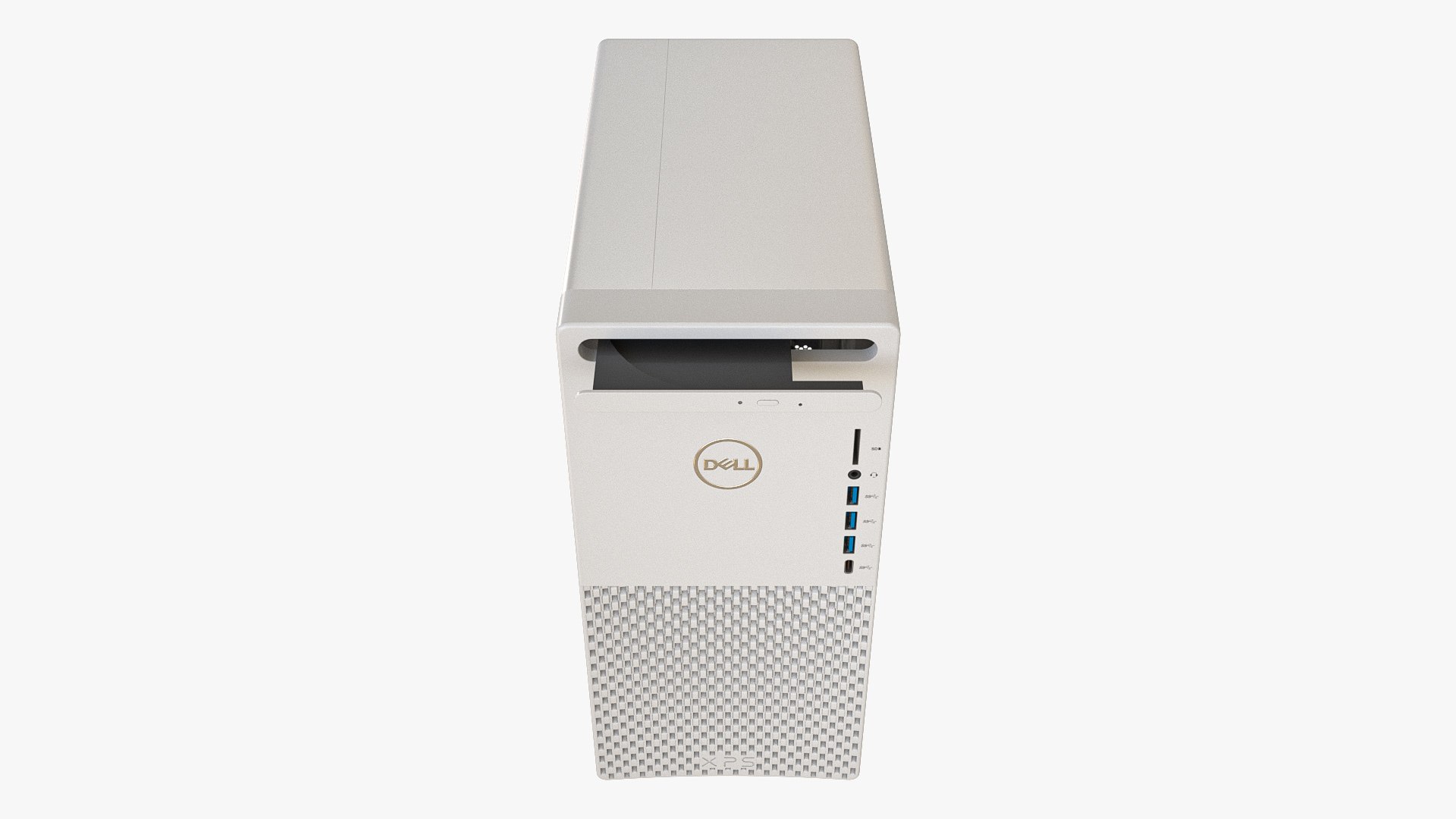 Dell XPS 8940 Desktop With Optical Drive White 3D - TurboSquid 2071115