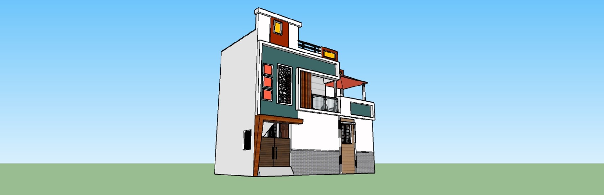 3D Building Elevation Model - TurboSquid 1654894