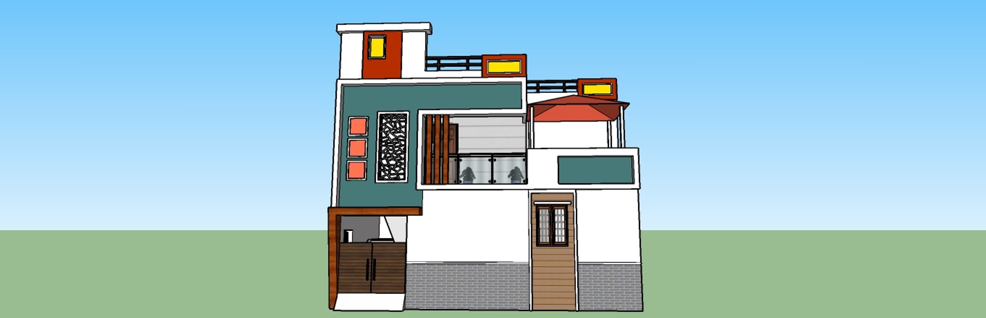 3D Building Elevation Model - TurboSquid 1654894