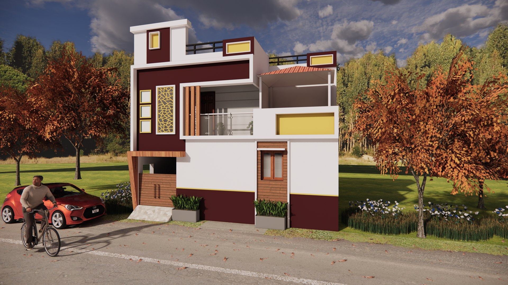 3D Building Elevation Model - TurboSquid 1654894