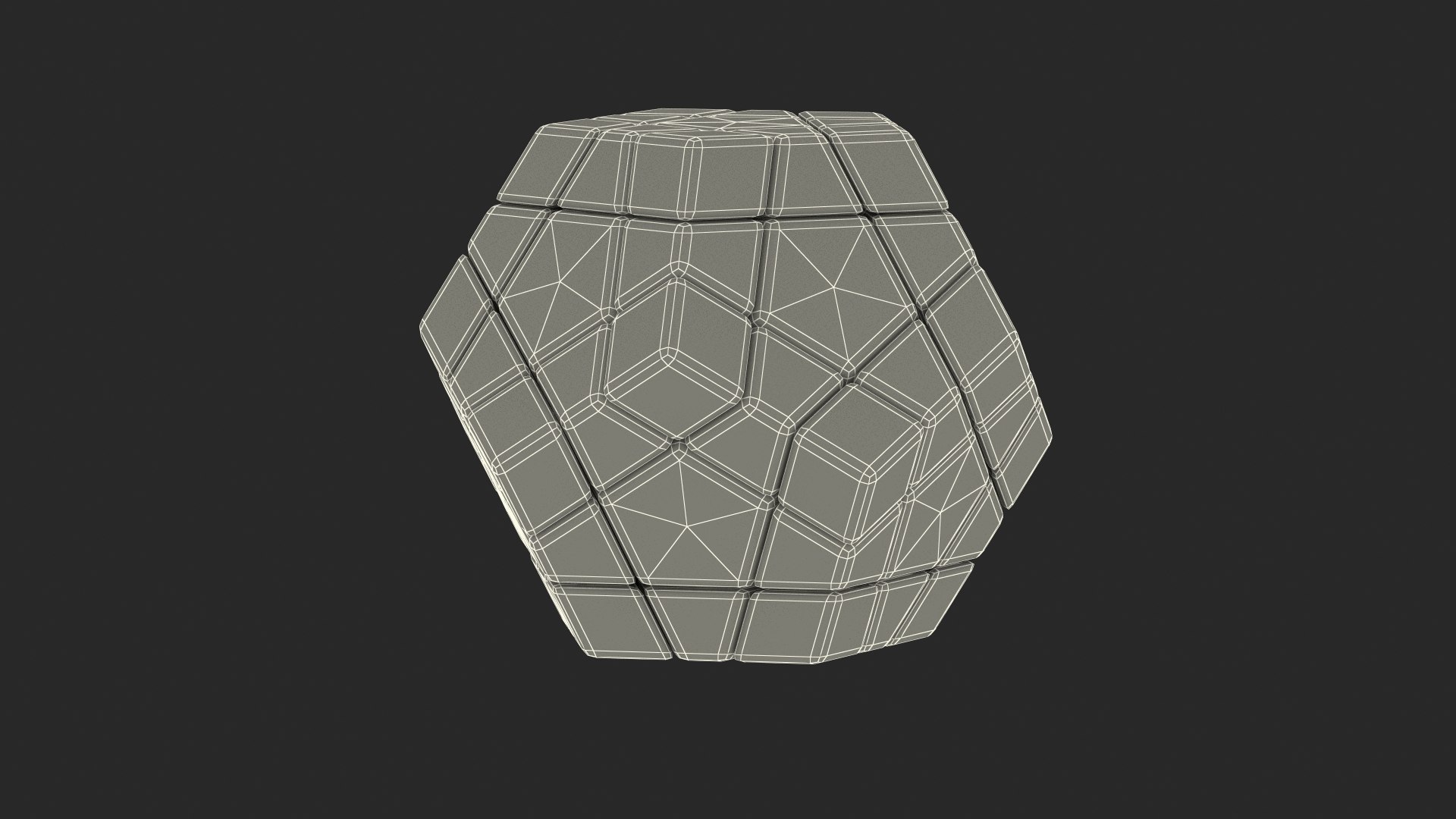 3D Puzzle Toy Rubiks Megaminx Randomized Colors Model - TurboSquid 2194754