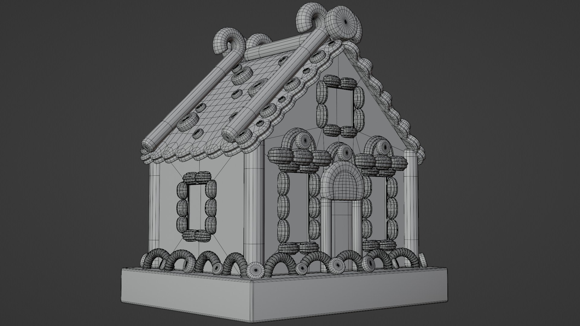 Candy House 3D Model - TurboSquid 1992044