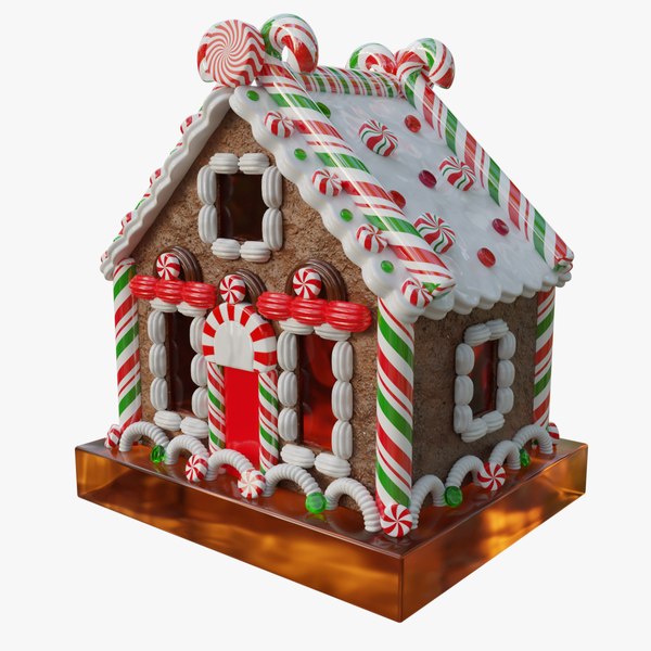 Free 3D Gingerbread-House Models | TurboSquid