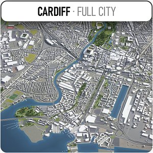 3D Cardiff Models - Browse & Download Formats - TurboSquid