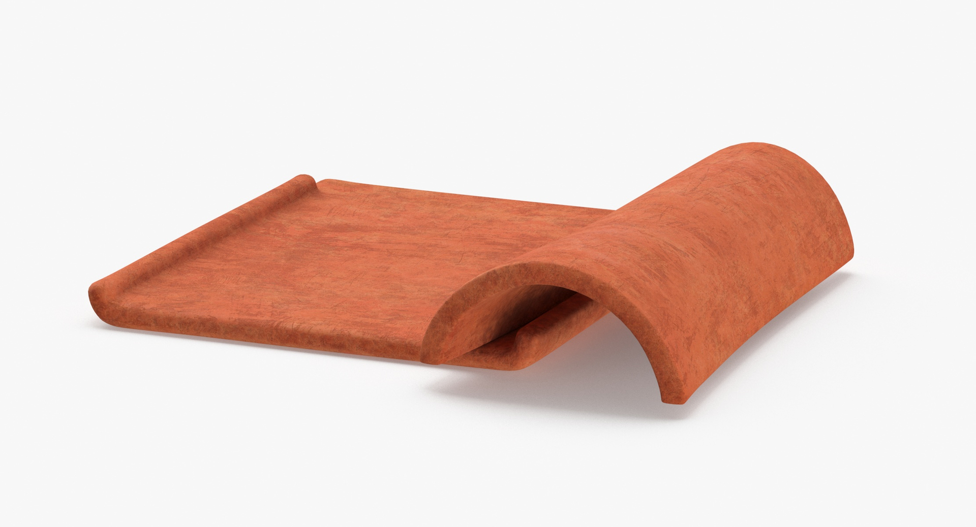 Roman Roof Tile Set 3D model - TurboSquid 2158988