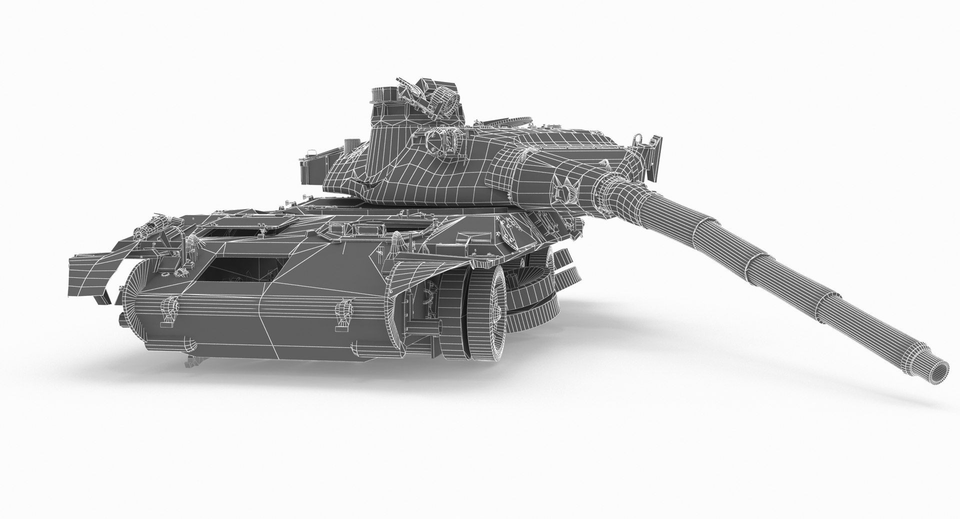 3D Tank Wreck Model - TurboSquid 1275762