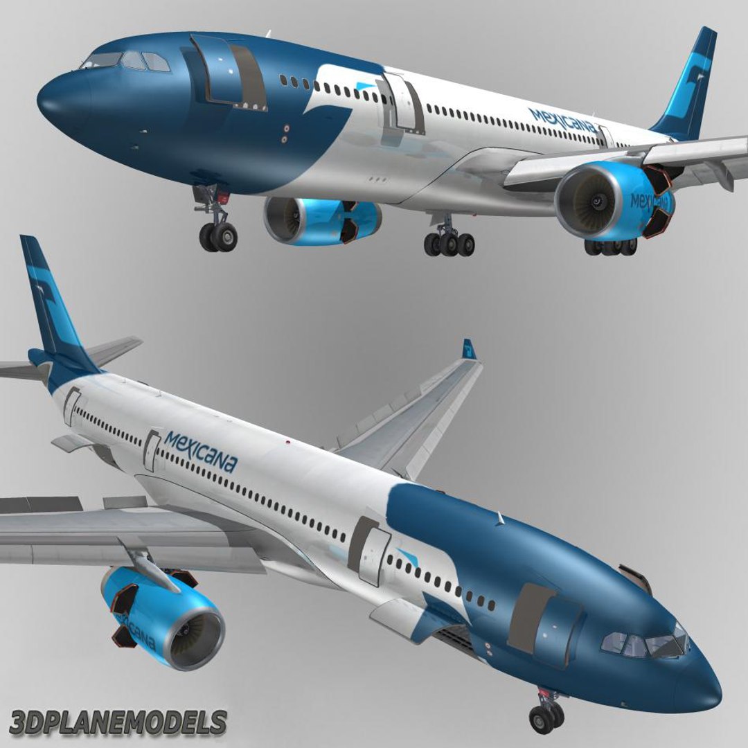 airbus a330-200 3d model