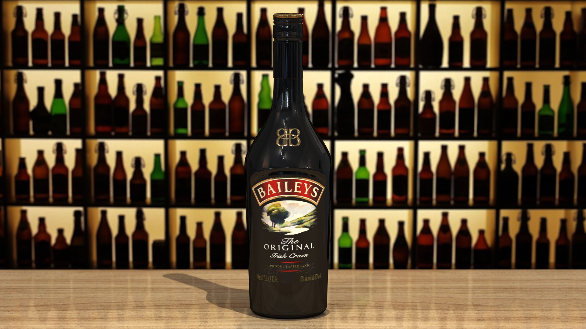 Baileys Original Irish Cream 3D Model - TurboSquid 1672611