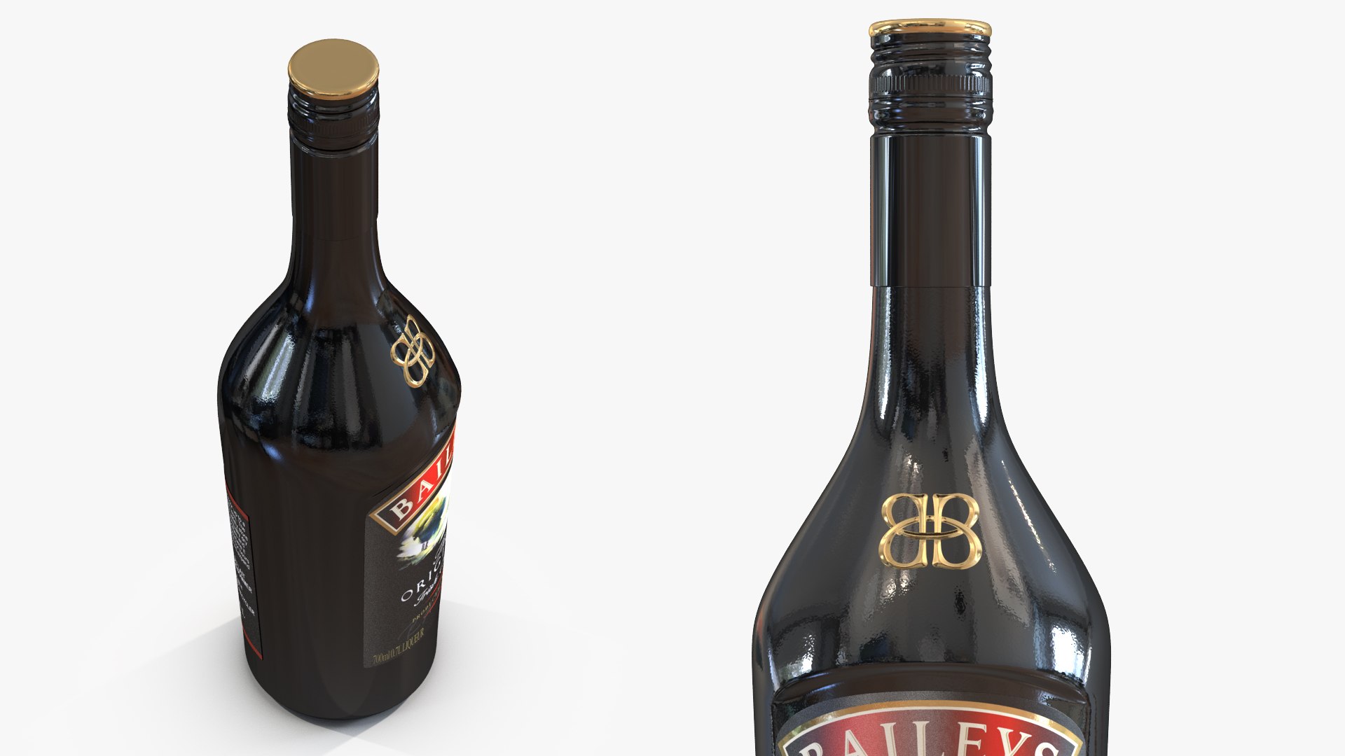 Baileys Original Irish Cream 3D Model - TurboSquid 1672611