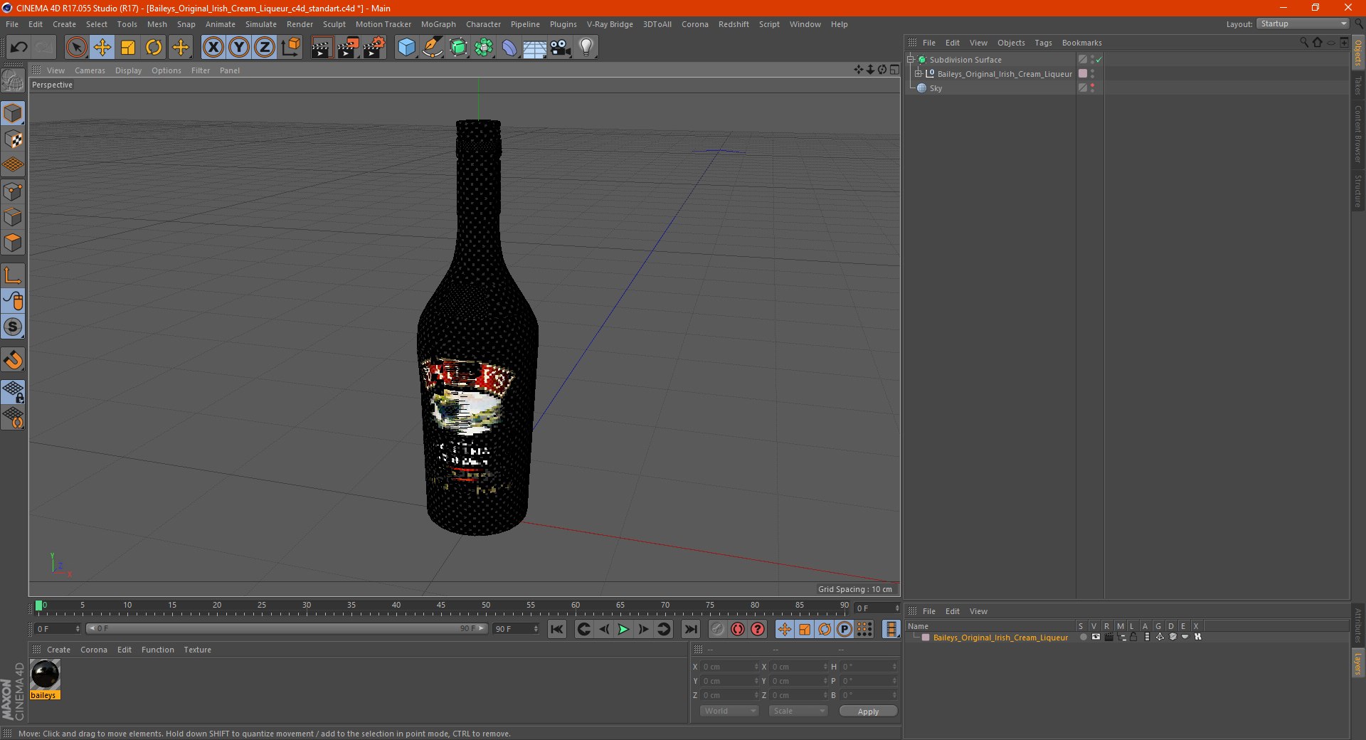 Baileys Original Irish Cream 3D Model - TurboSquid 1672611