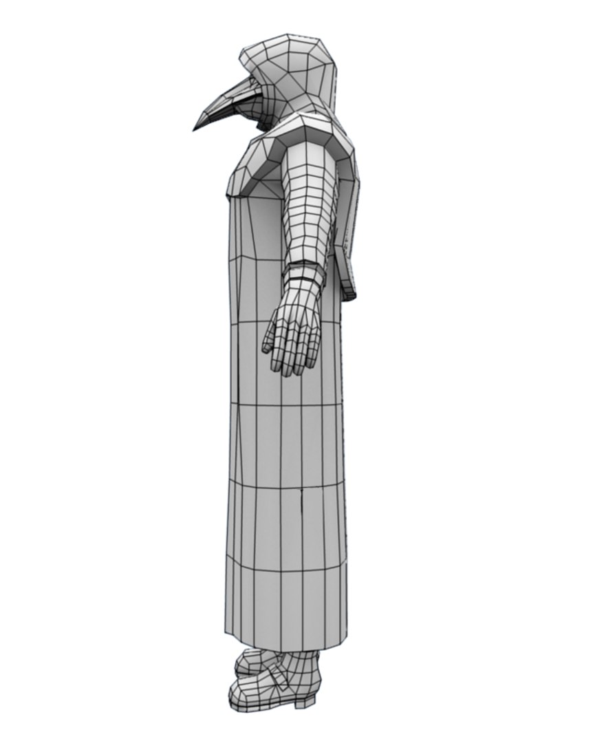 Plague Doctor 3d Model