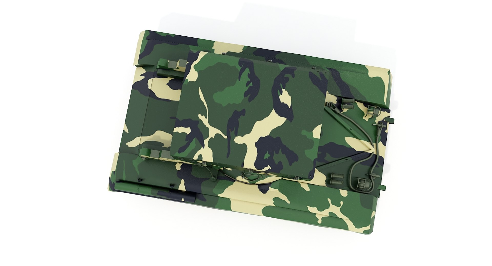 3d model tos-1 buratino rocket launcher