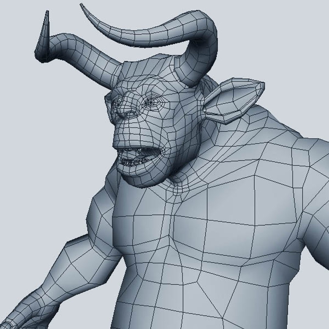 3d Body Minotaur