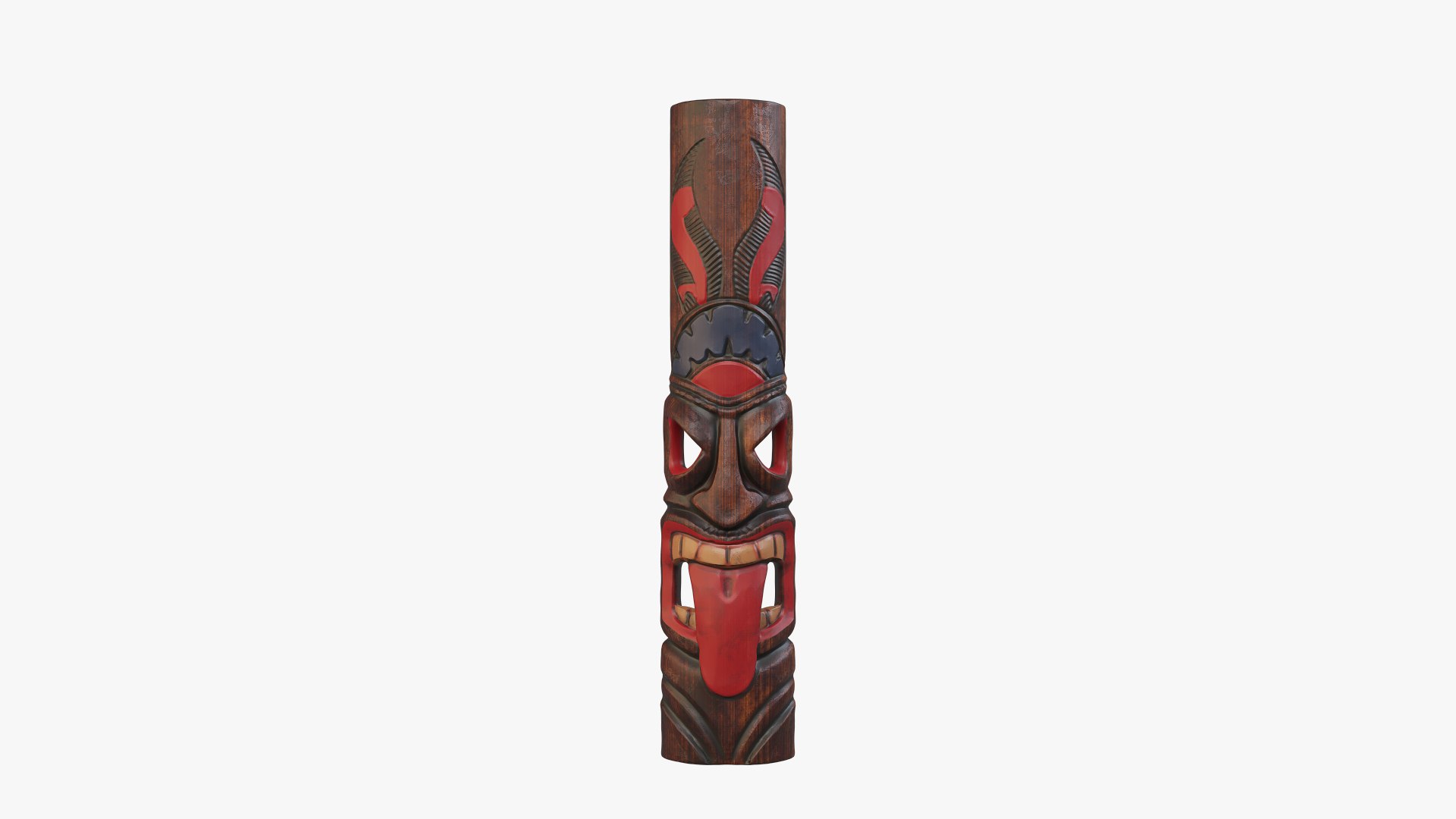 Tiki Totem V1 3D Model - TurboSquid 1572920