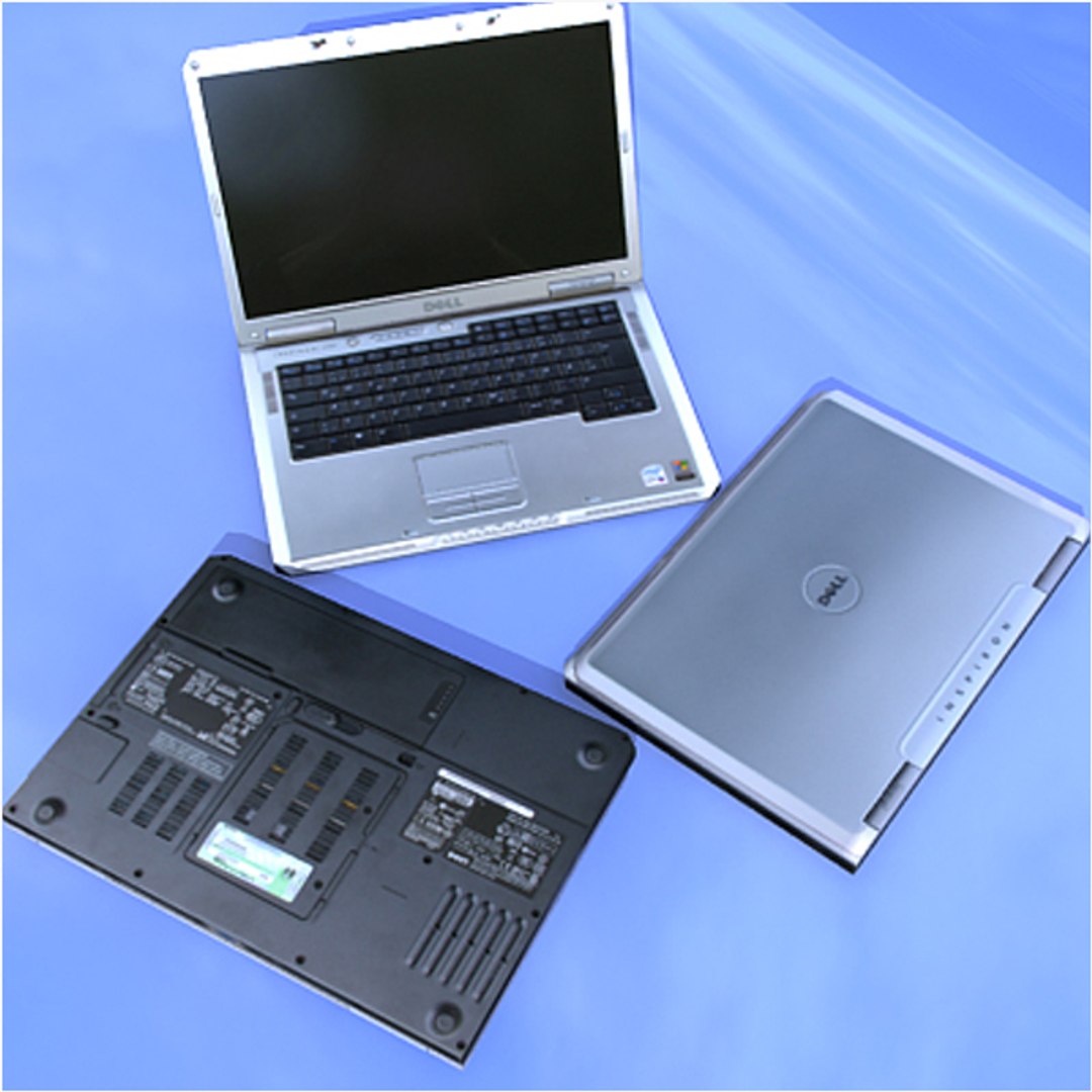 Notebook Laptop Dell 3d Model