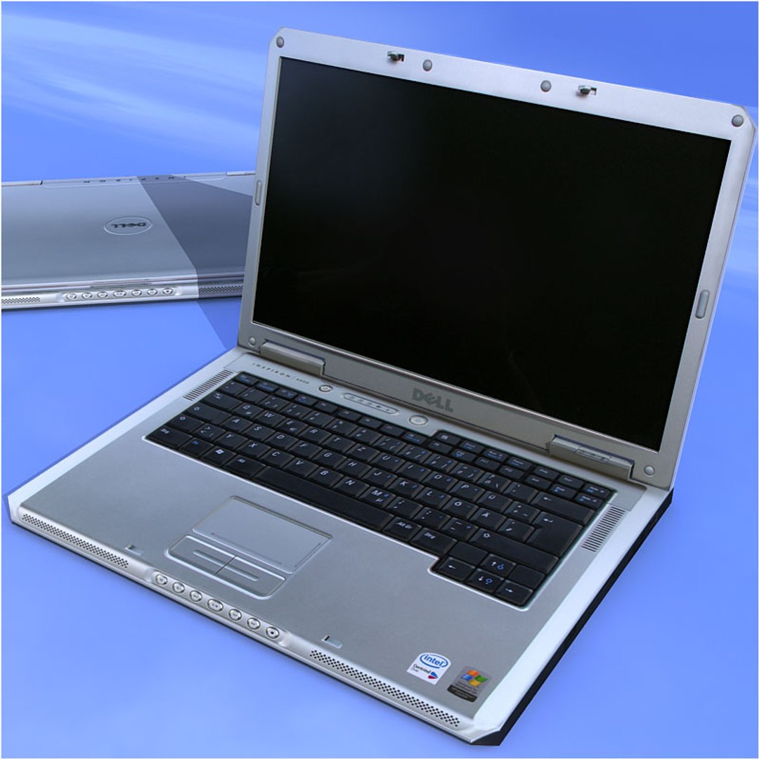 Notebook Laptop Dell 3d Model
