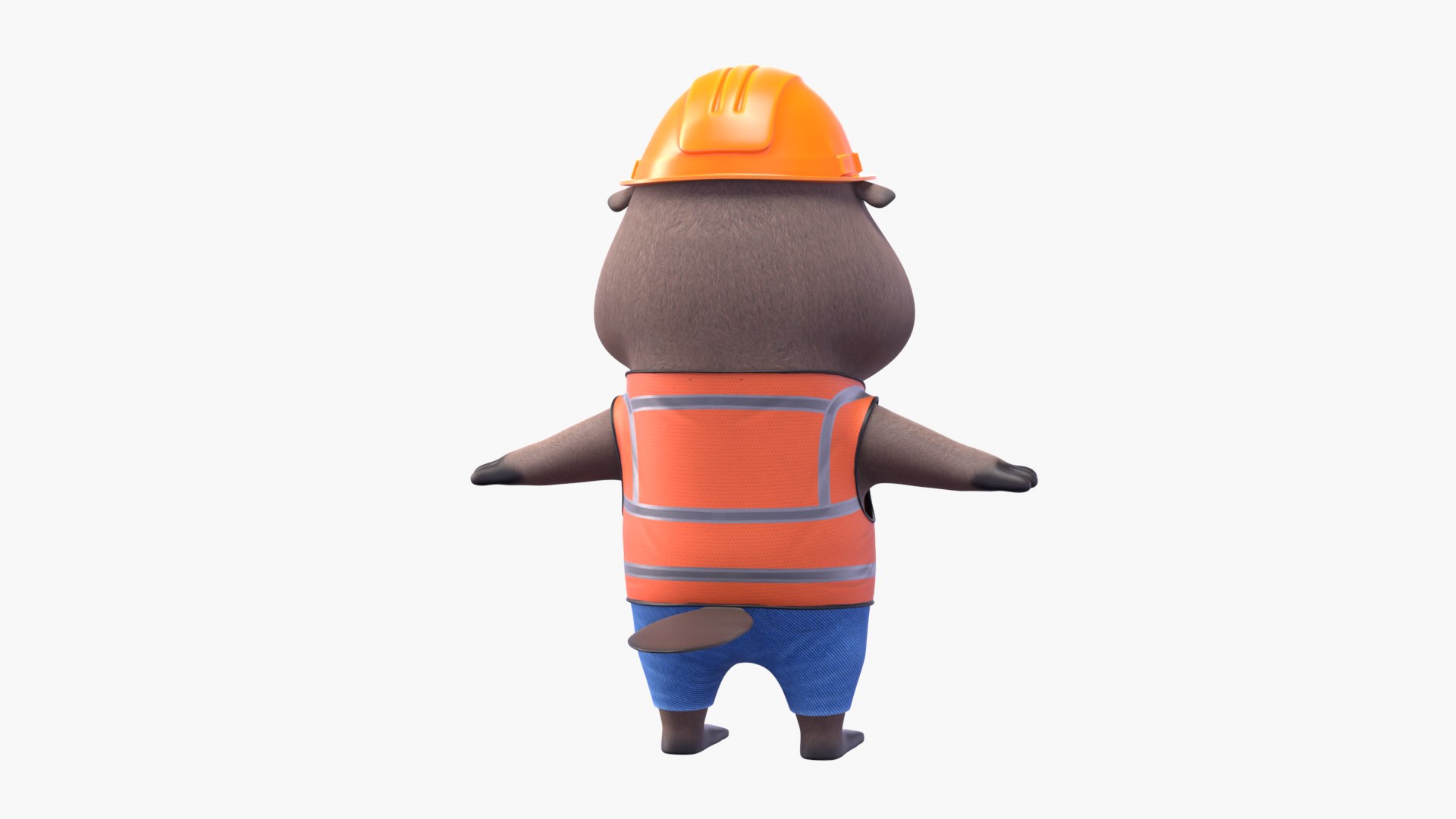 Cartoon Beaver 3D - TurboSquid 2257743