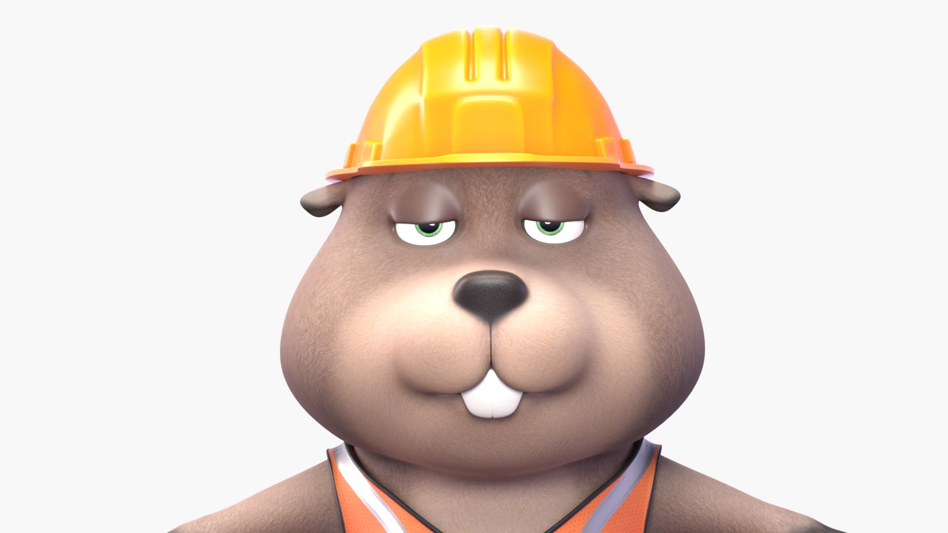 Cartoon Beaver 3D - TurboSquid 2257743
