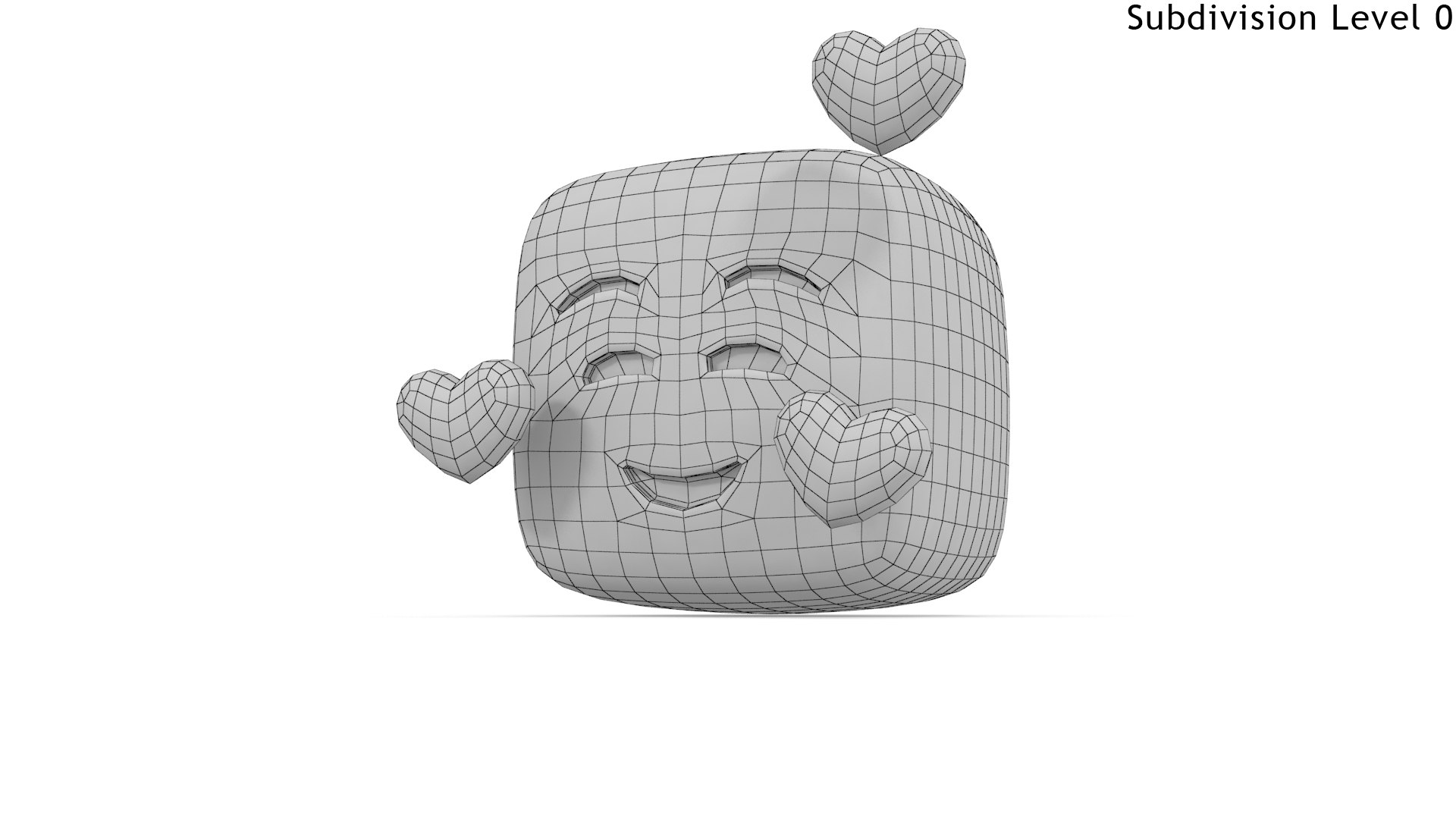 3D Smiley Face Emoji 20 Model - TurboSquid 2066175