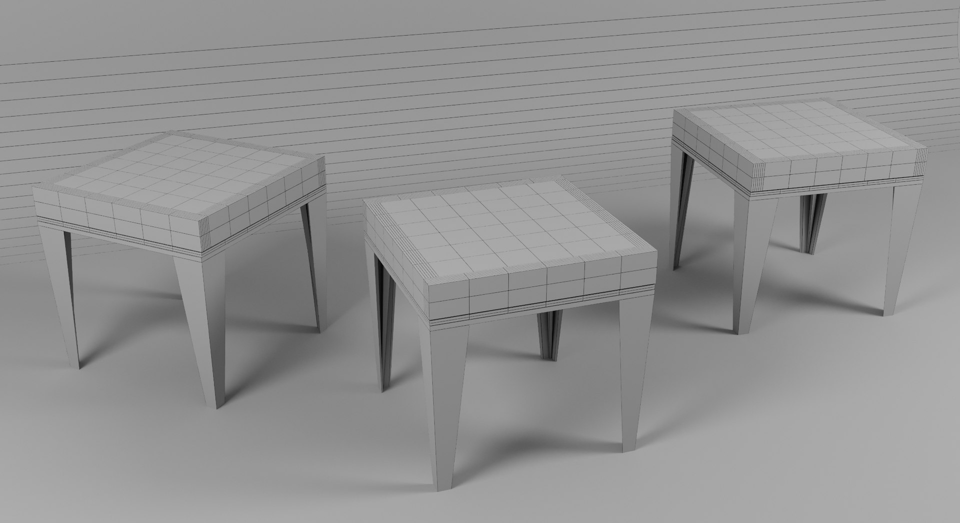 Colorful Table 3D - TurboSquid 2058699