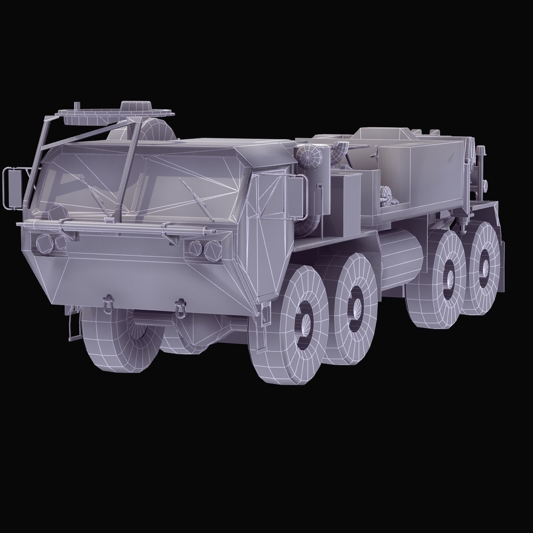 3d Model Oshkosh M984 Hemtt