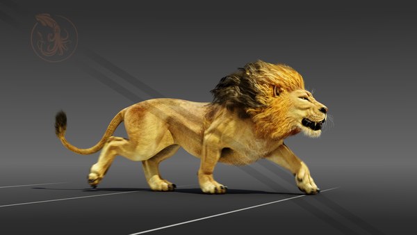 3D winged lion - TurboSquid 1266038