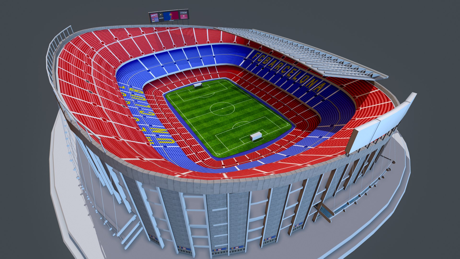 3D Model Camp Nou - TurboSquid 1377831
