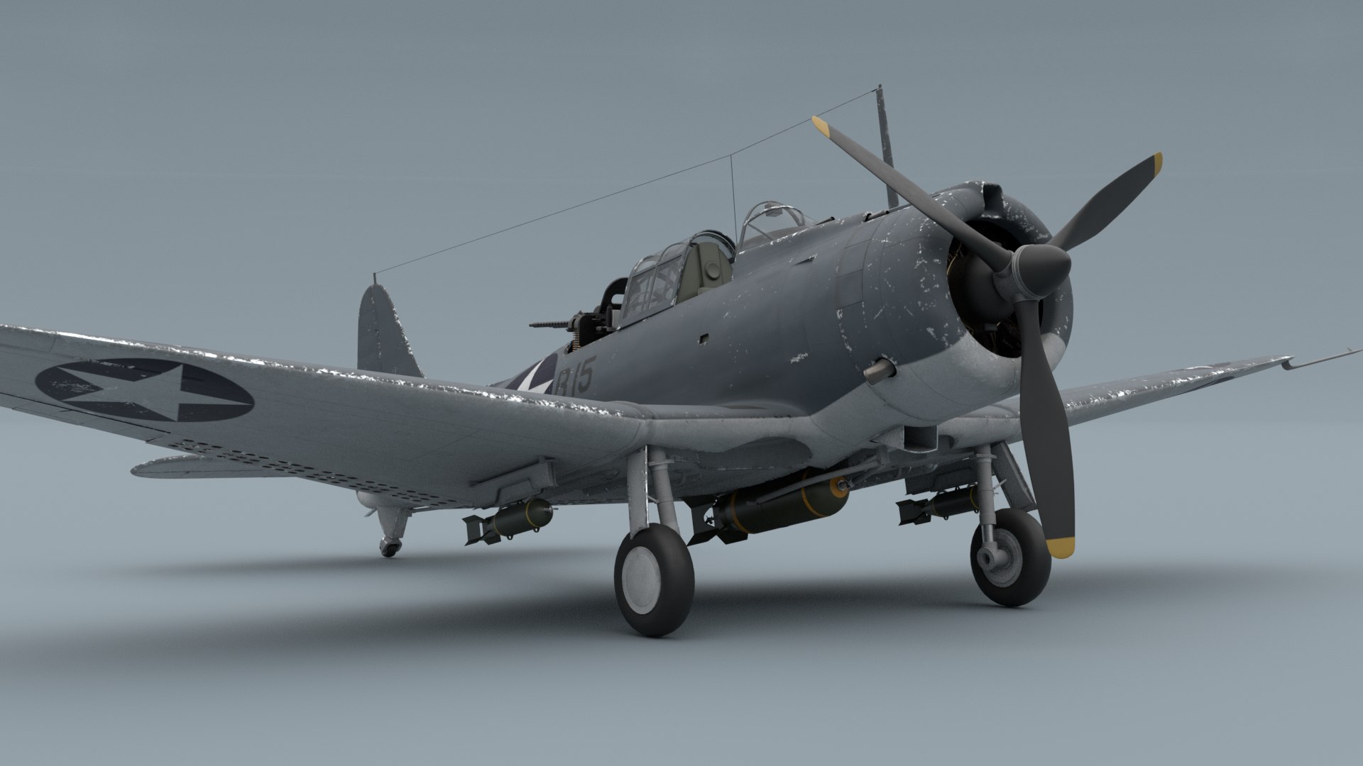 3D model Douglas SBD Dauntless 3DModel - TurboSquid 2112381