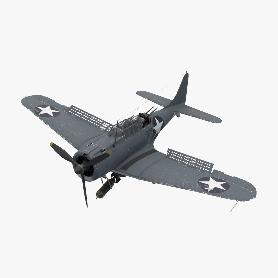 3D model Douglas SBD Dauntless 3DModel - TurboSquid 2112381