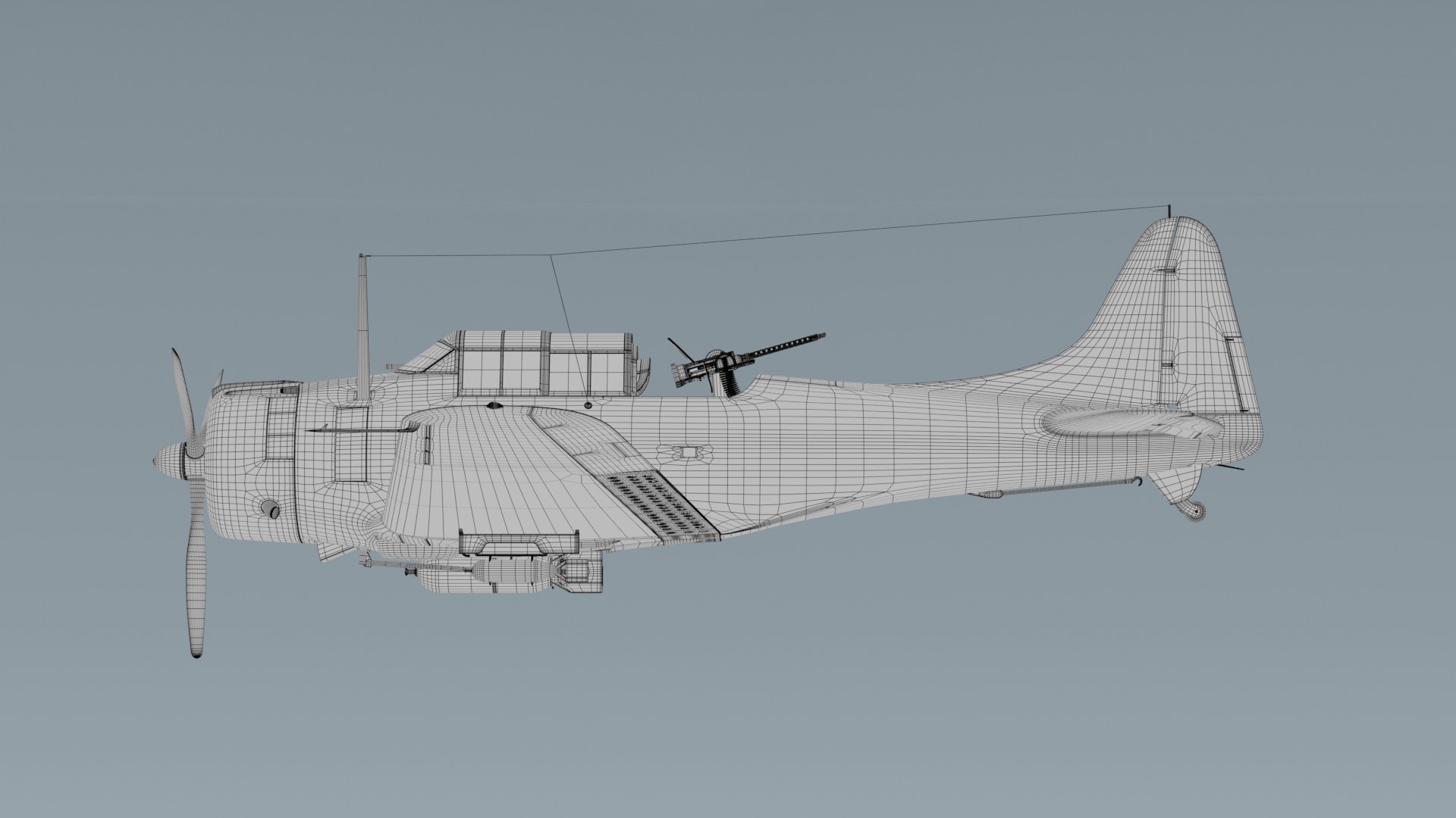 3D model Douglas SBD Dauntless 3DModel - TurboSquid 2112381