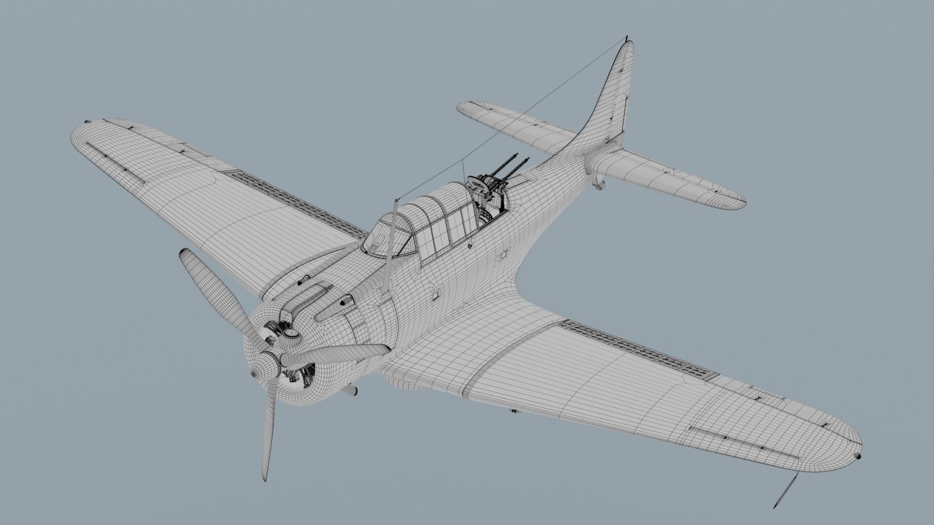 3D model Douglas SBD Dauntless 3DModel - TurboSquid 2112381