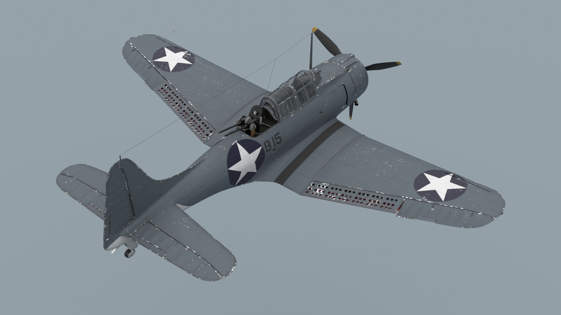 3D model Douglas SBD Dauntless 3DModel - TurboSquid 2112381