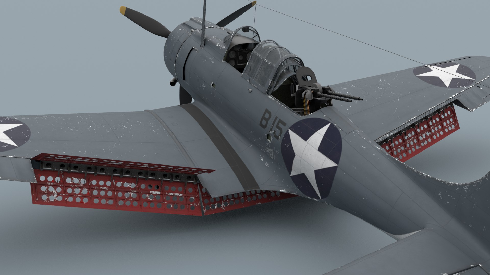 3D Model Douglas SBD Dauntless - TurboSquid 2112381