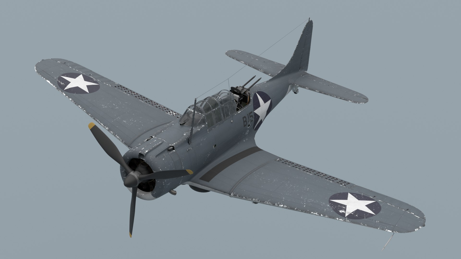 3D model Douglas SBD Dauntless 3DModel - TurboSquid 2112381